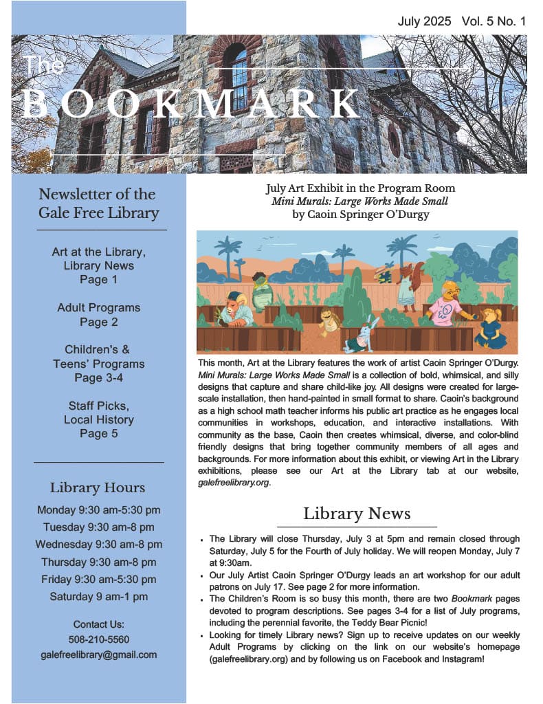 July 2025 – Gale Free Library