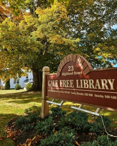 Hours & Directions | Gale Free Library